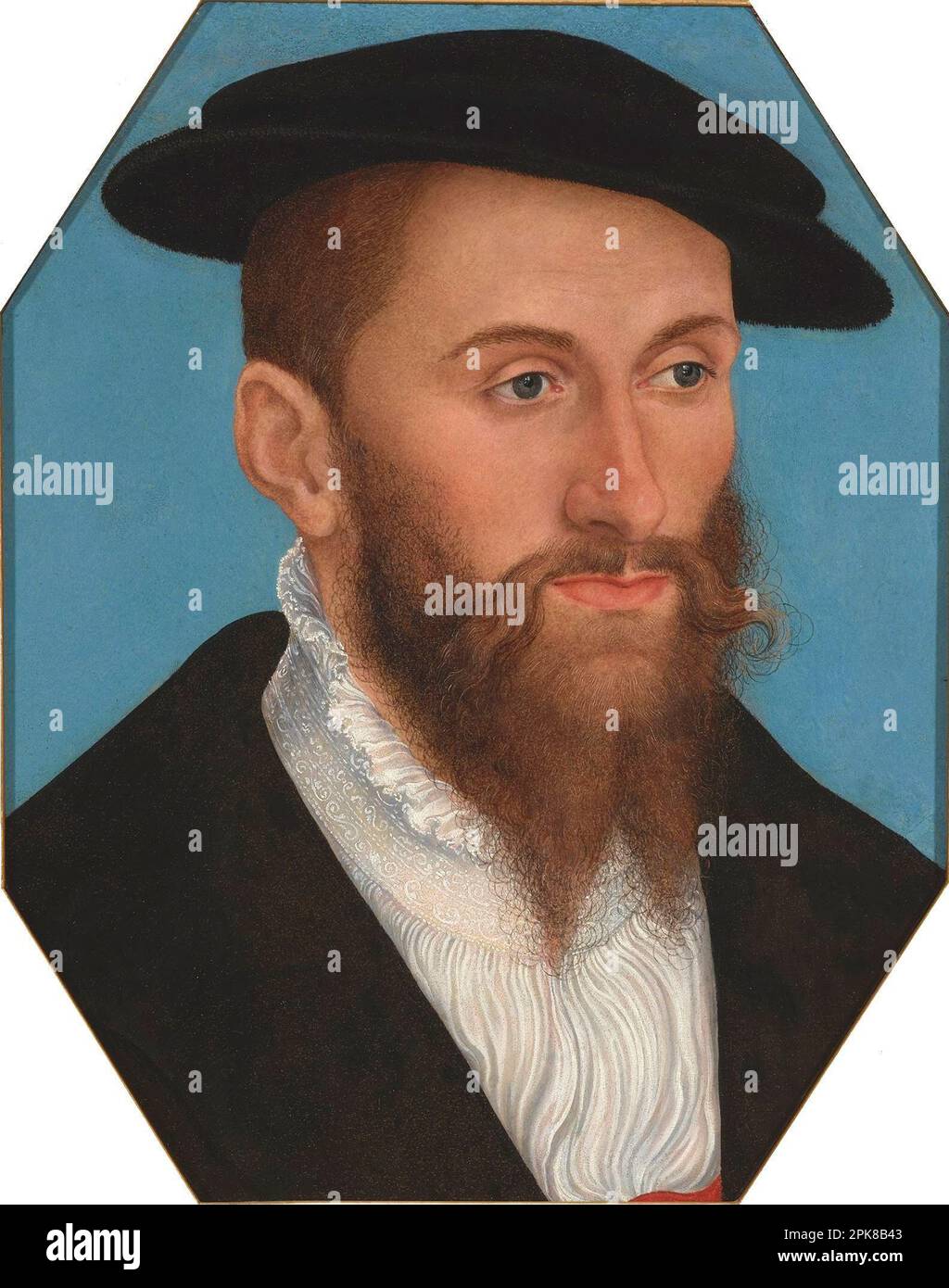 Portrait of a Man 1545 by Lucas Cranach the Younger Stock Photo - Alamy