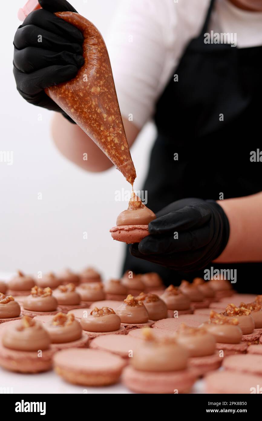 Professional chef hands nuts hi-res stock photography and images - Alamy