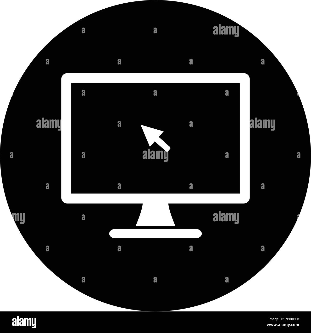 Computer Mouse Arrow Button Icon. Editable Vector EPS Symbol ...