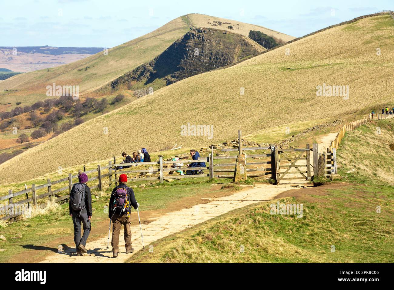 The great ridge walk over Lose Hill, Back Tor, and Hollins cross high ...