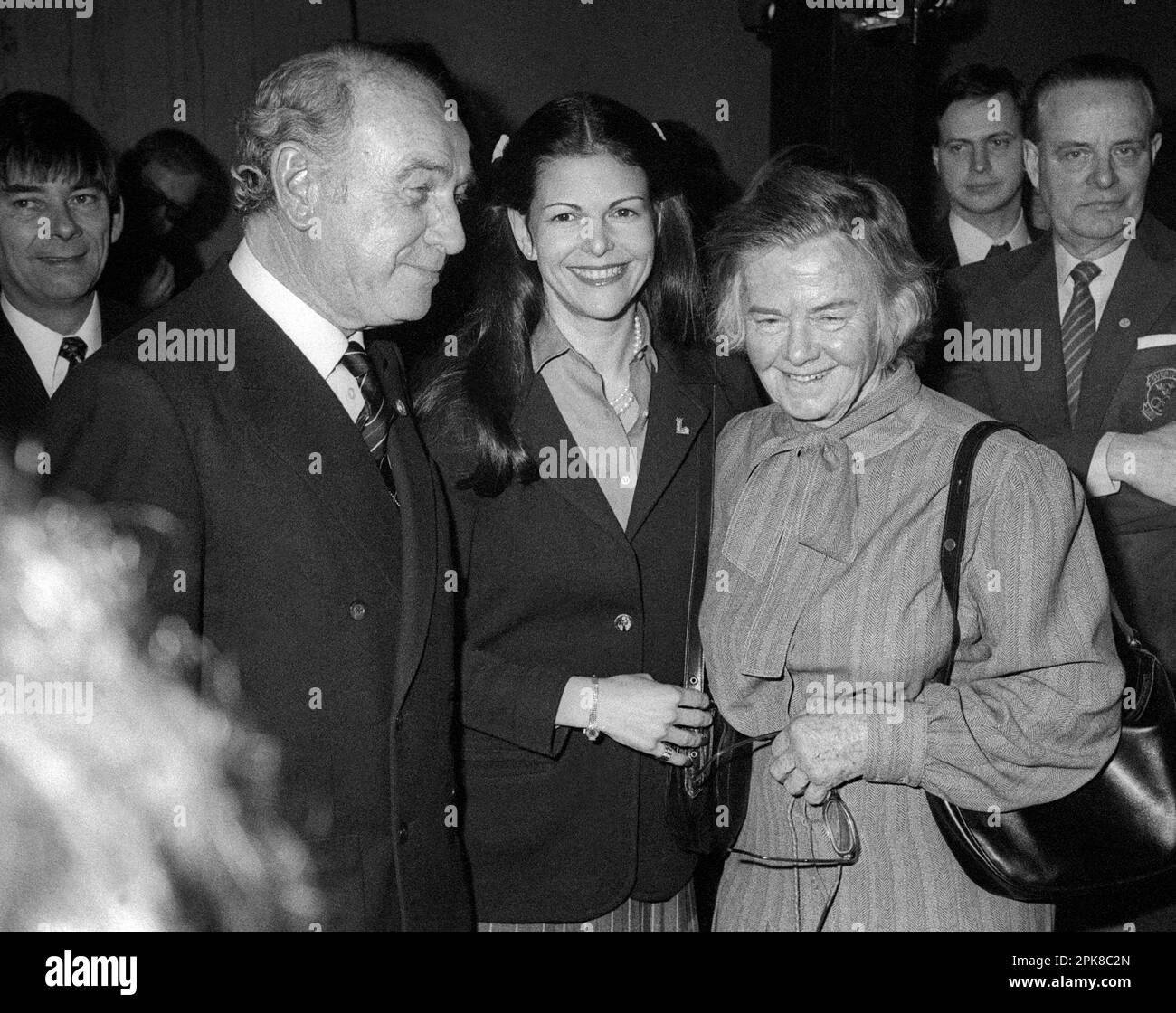 Swedish QUEEN SILVIA and the English Duke of Kent Edward and Katherine ...