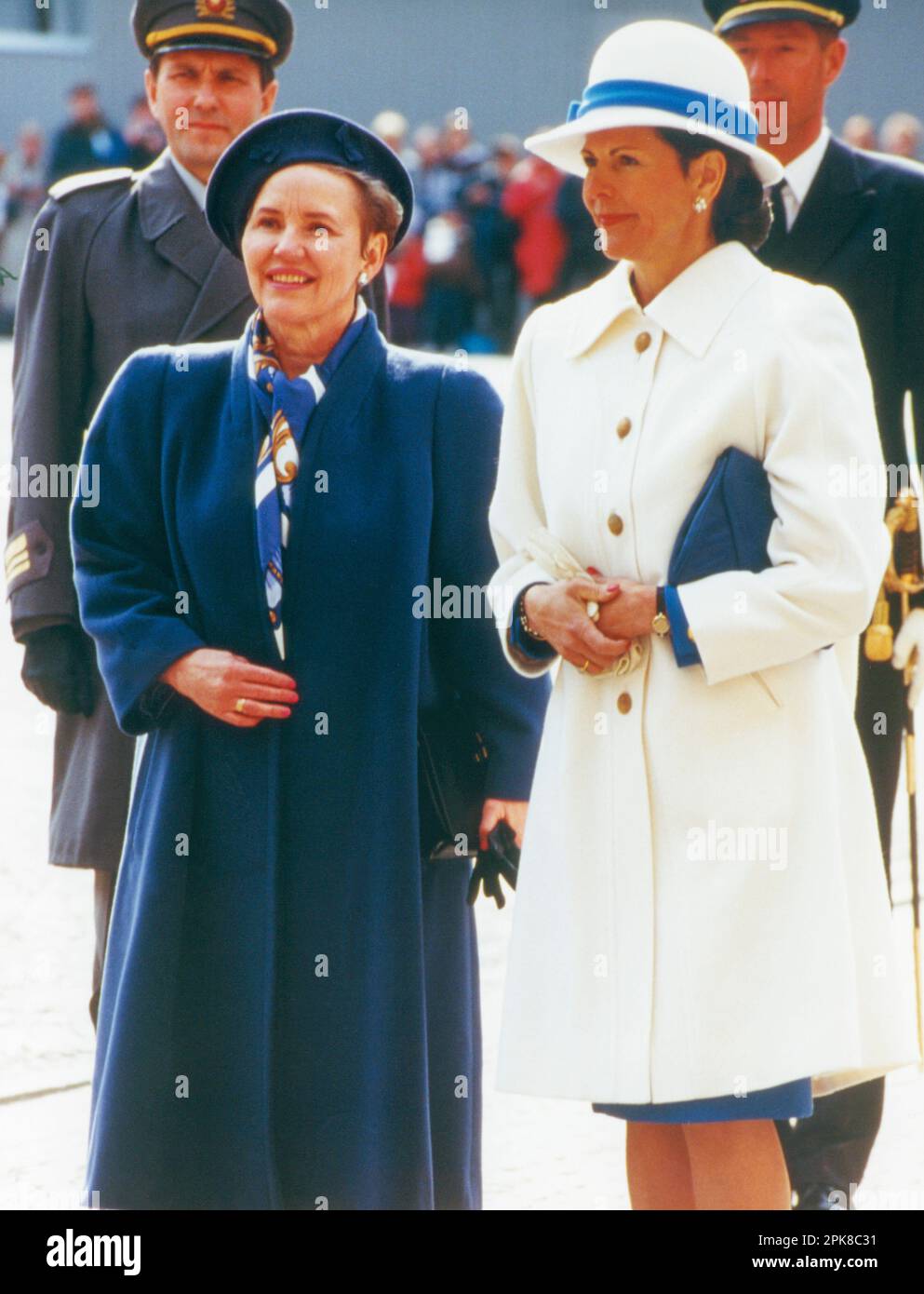 QUEEN SILVIA and Finland President wife Eeva Ahtisaari during Finnish ...