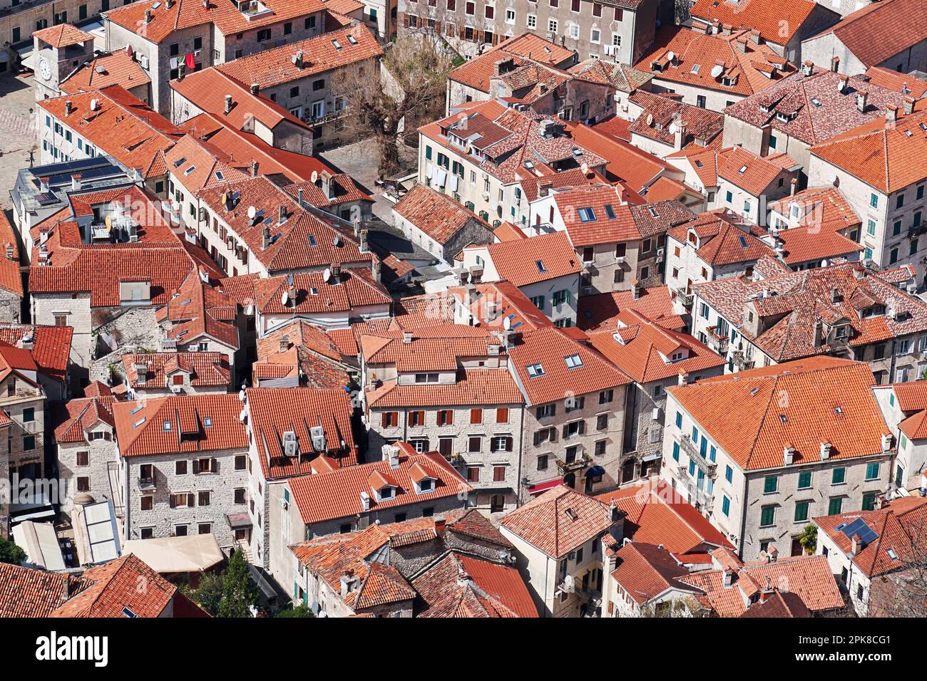 Aerial View Old Building Texture Fragment Of The Ugly Facade Of The