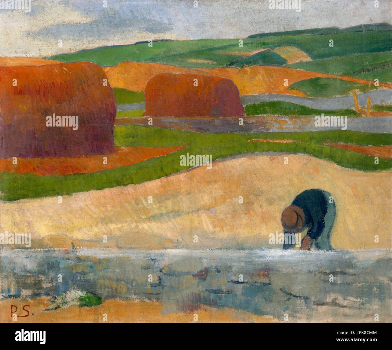 Seaweed Gatherer circa 1890 by Paul Serusier Stock Photo - Alamy