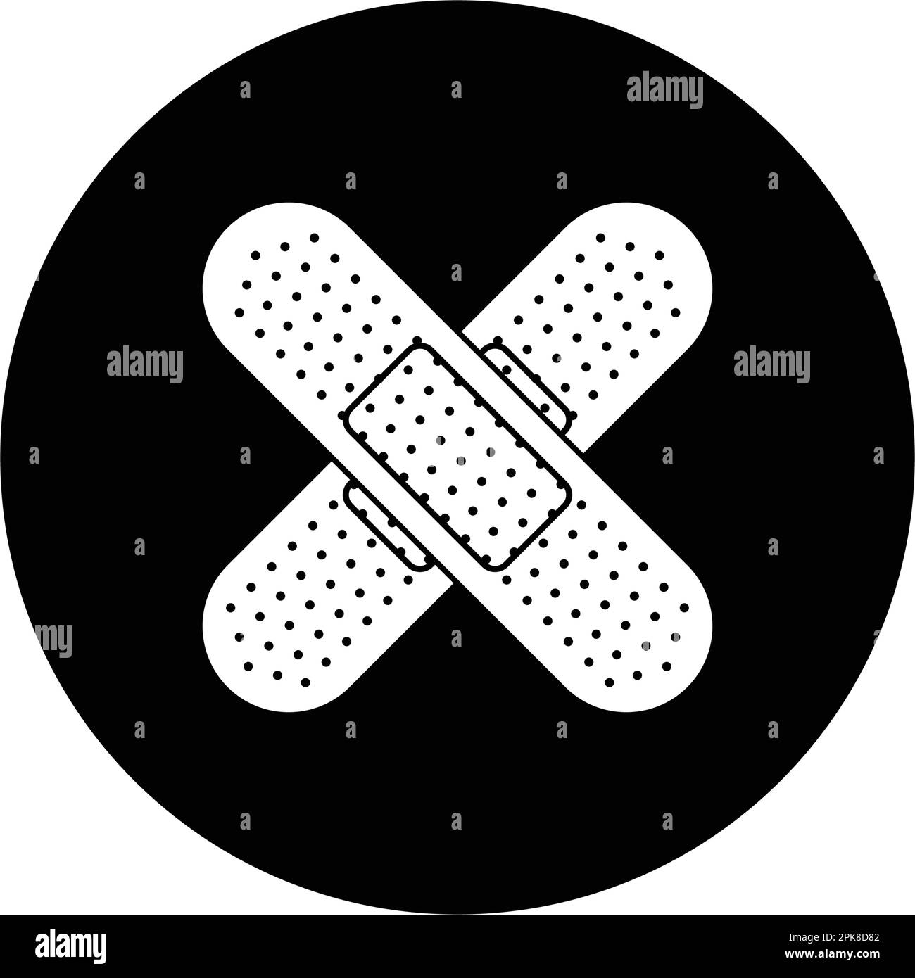 Adhesive Plaster Button Icon Vector Eps Stock Vector Image And Art Alamy