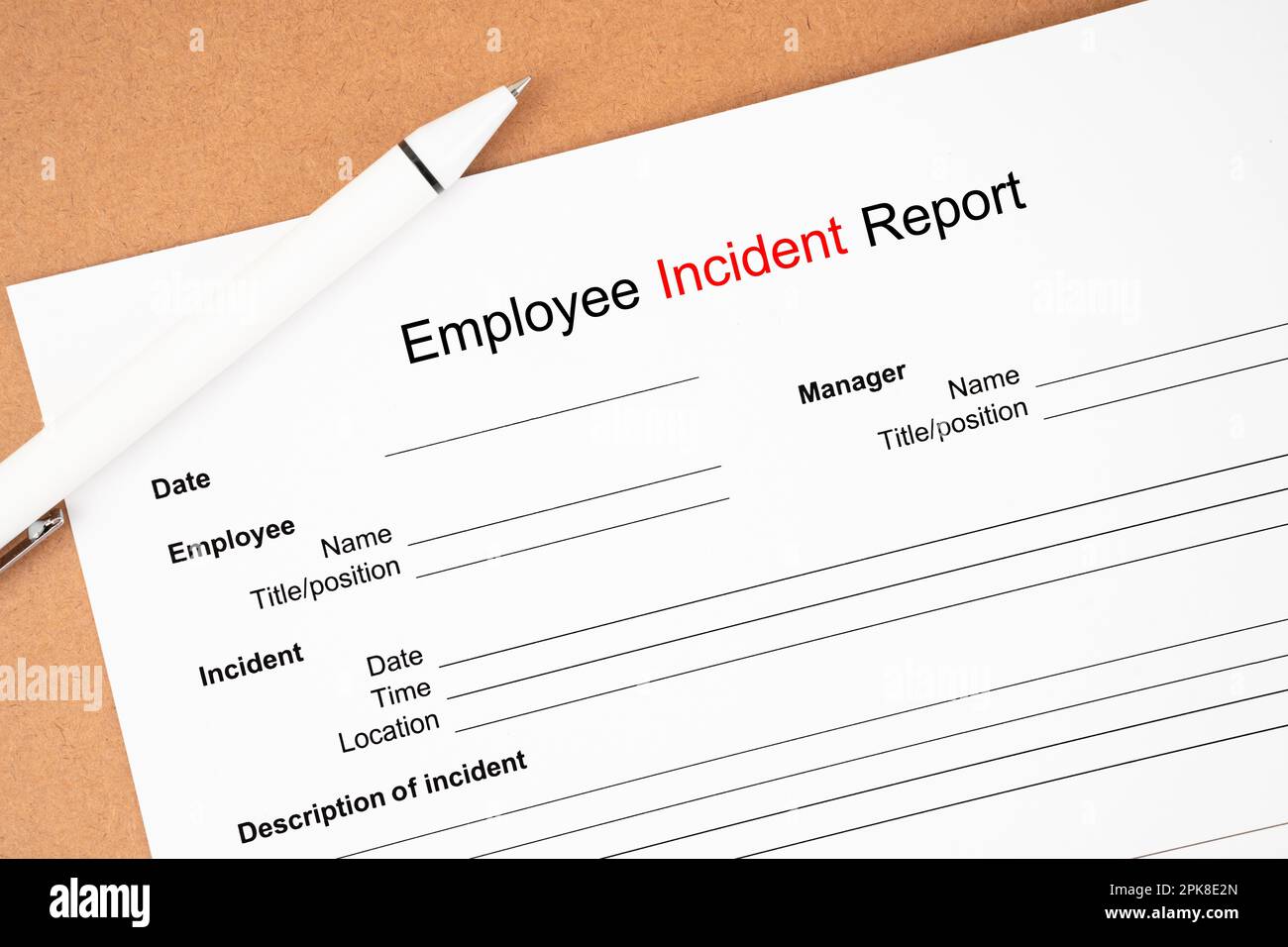 Injury Incident Report Form
