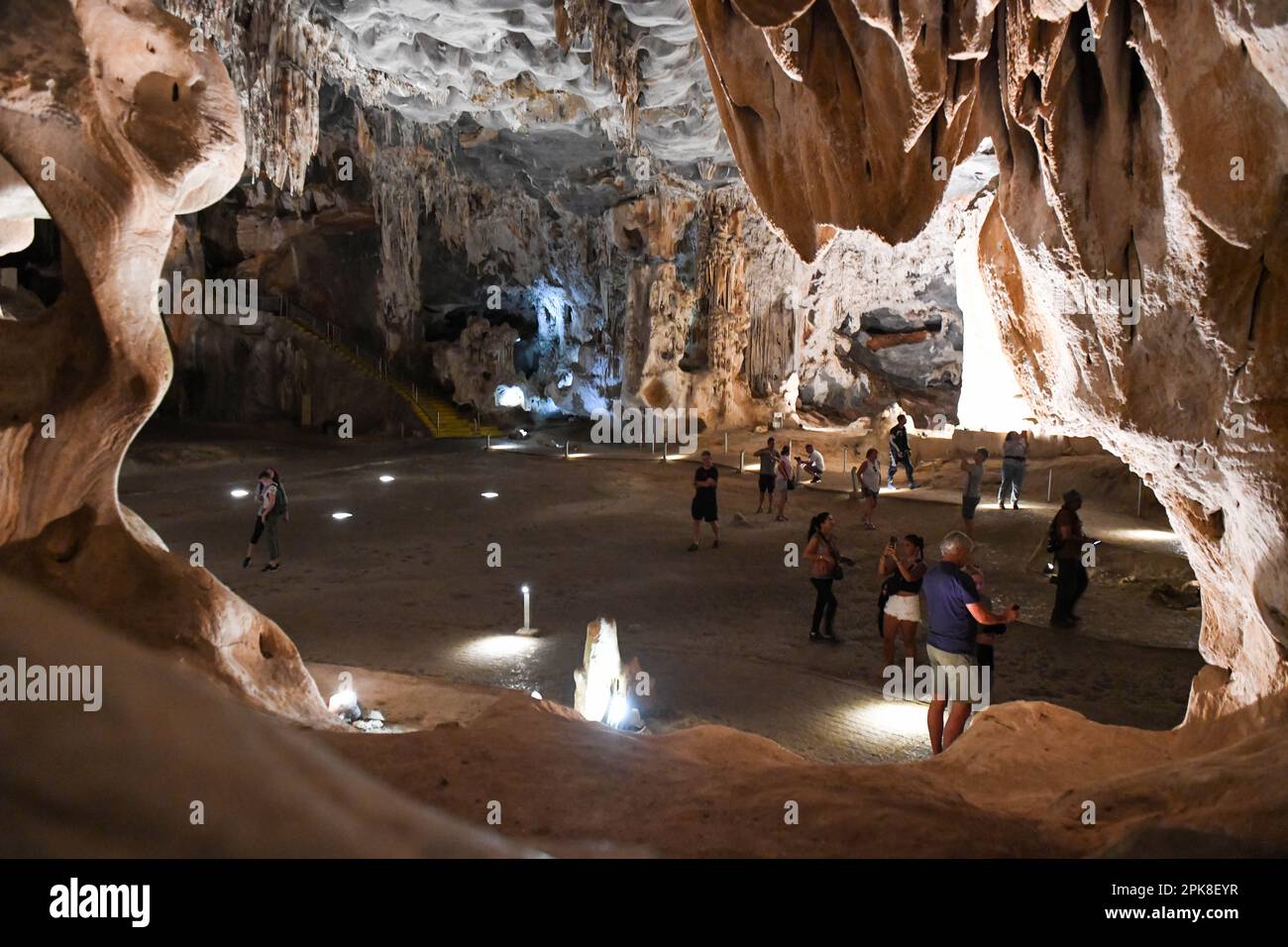 Cango, South Africa - 26 January 2023: View at Cango cave on South ...