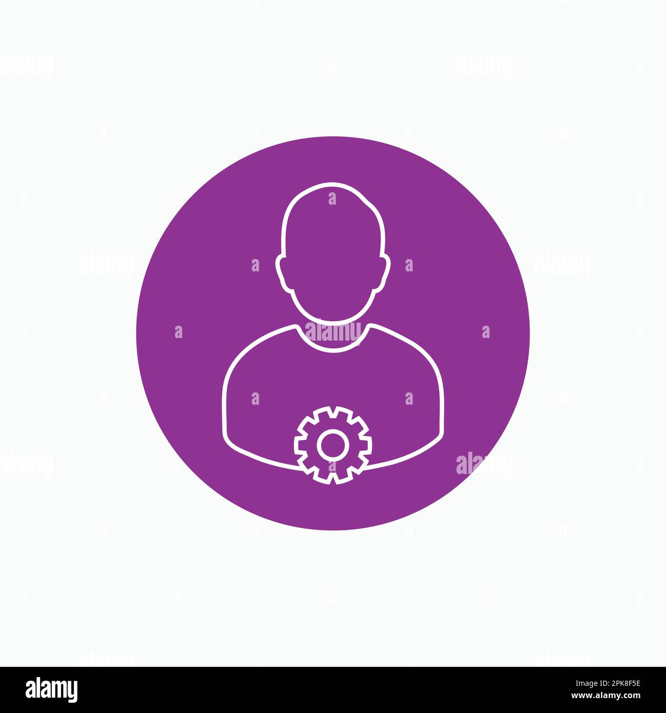 Account Security Icon. Colorful Rounded style Button vector EPS Stock ...