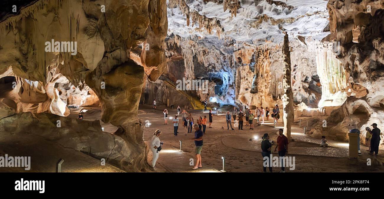 Cango, South Africa - 26 January 2023: View at Cango cave on South ...