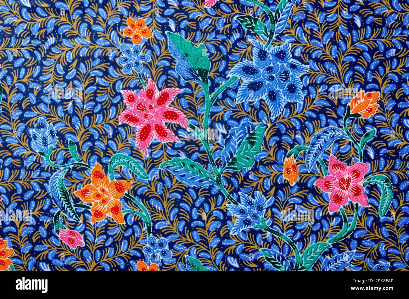 Traditional Batik Sarong Pattern Background Stock Photo - Alamy