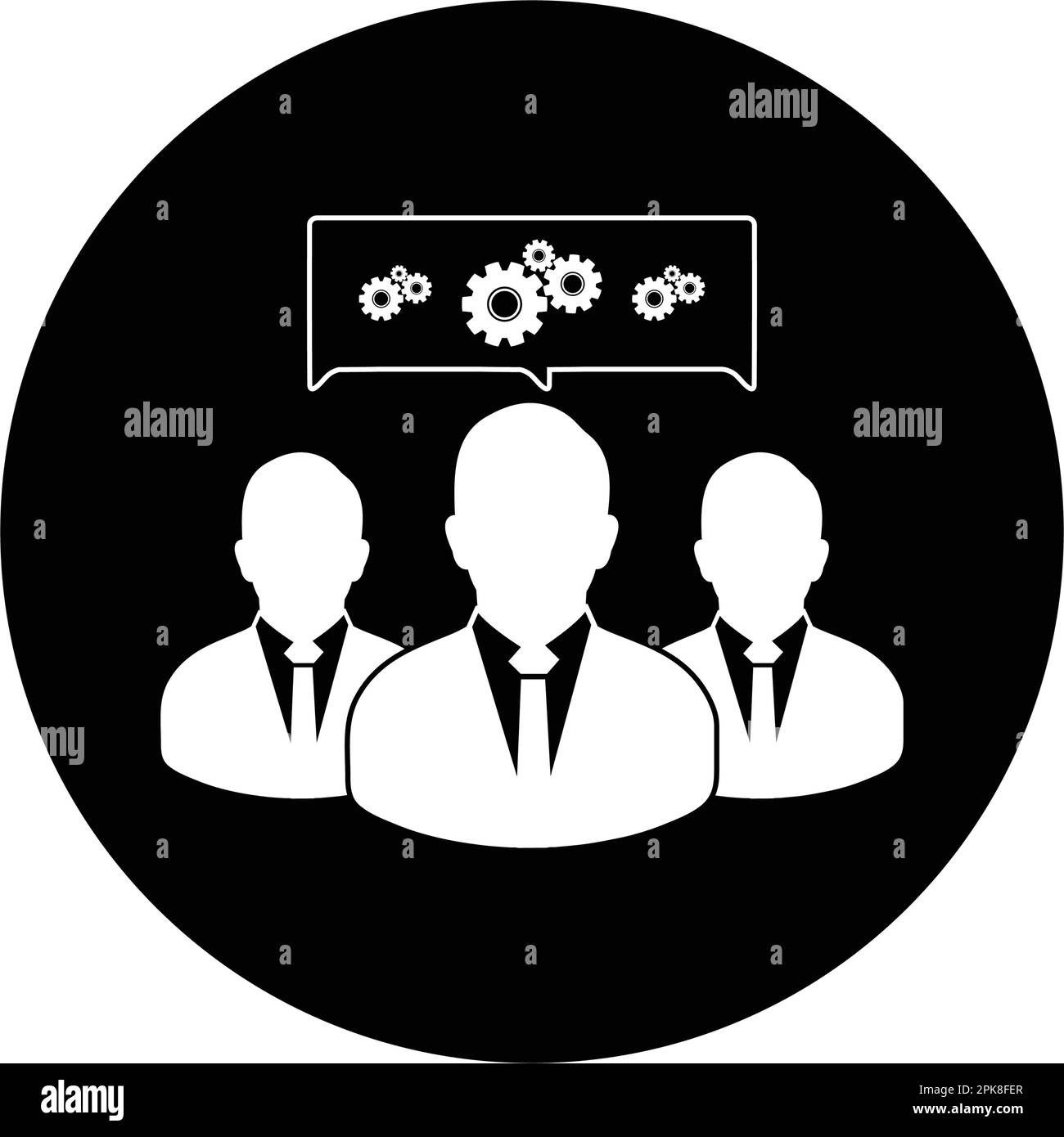 Creative Service team Icon. Rounded Button style vector EPS Stock ...
