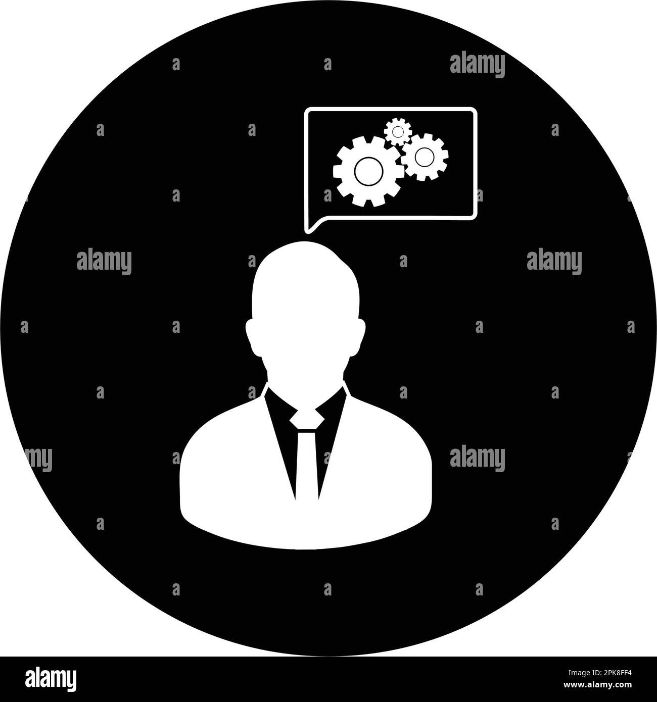 Creative Service Icon. Rounded Button style vector EPS Stock Vector ...