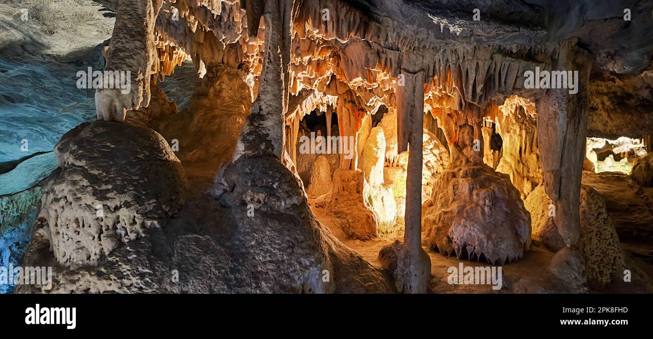 View at Cango cave on South Africa Stock Photo - Alamy