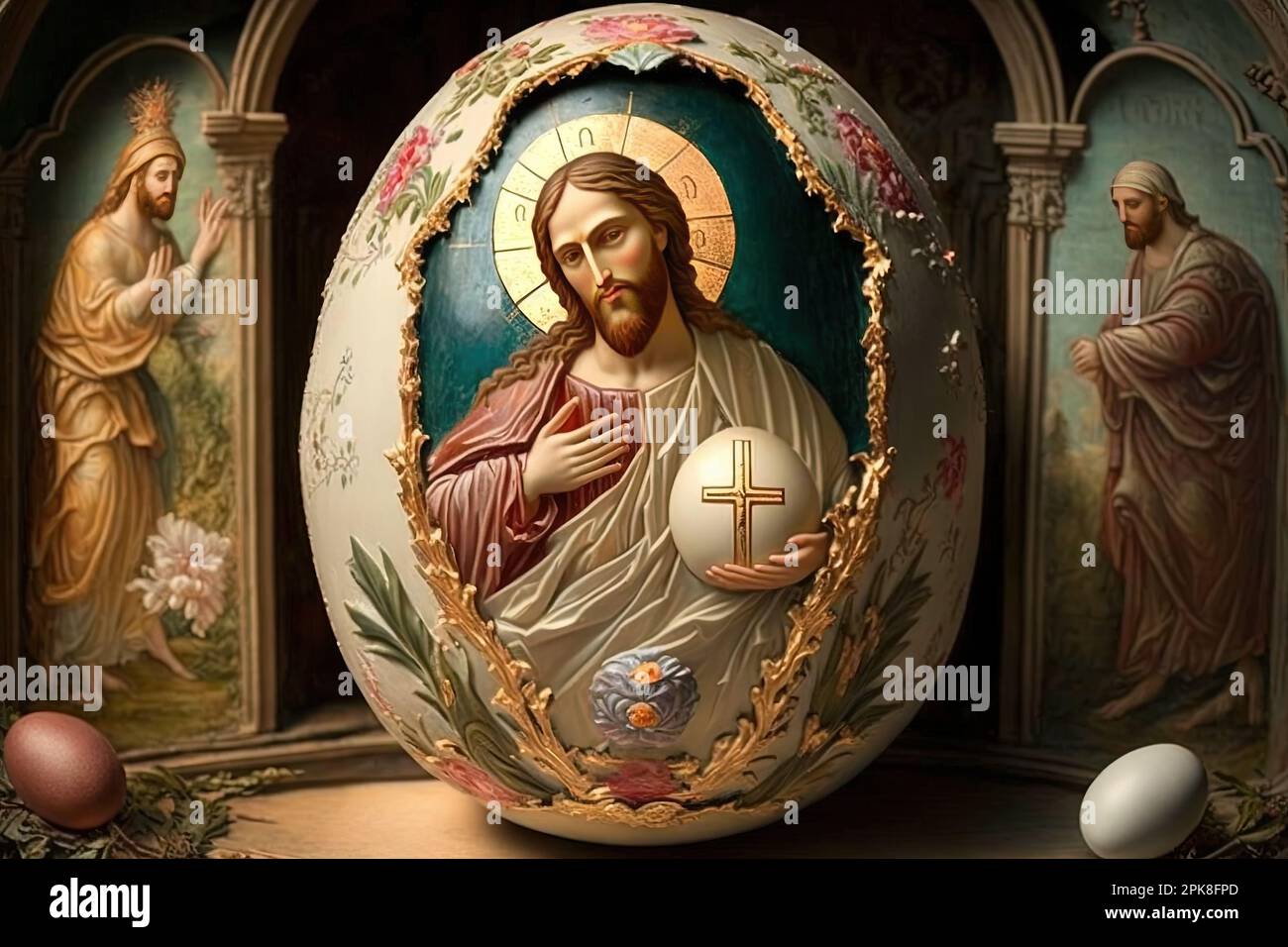 Jesus painting classic hi-res stock photography and images - Alamy