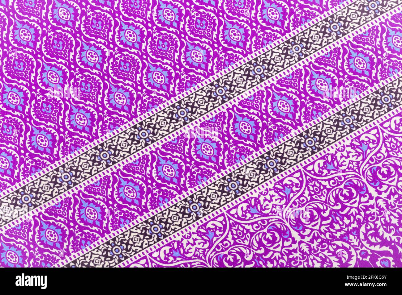 Beautiful and colourful of art Thailand Batik Pattern Stock Photo - Alamy