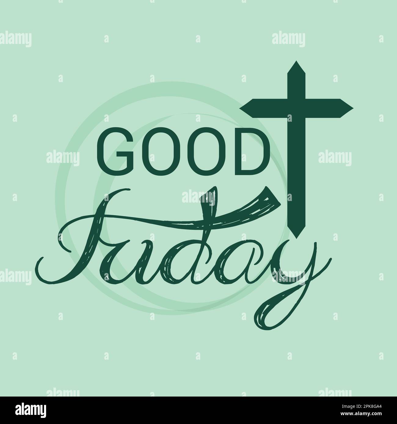 Vector illustration of a Background for Good Friday Stock Photo - Alamy