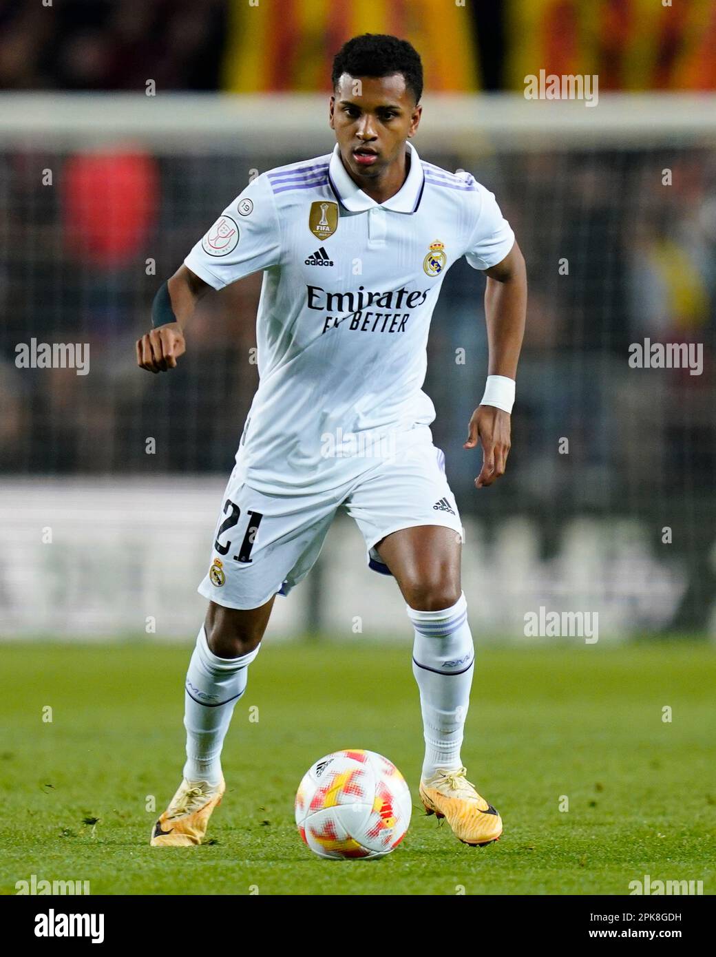 Rodrygo Goes of Real Madrid during Copa del Rey match, Semi-Finals ...