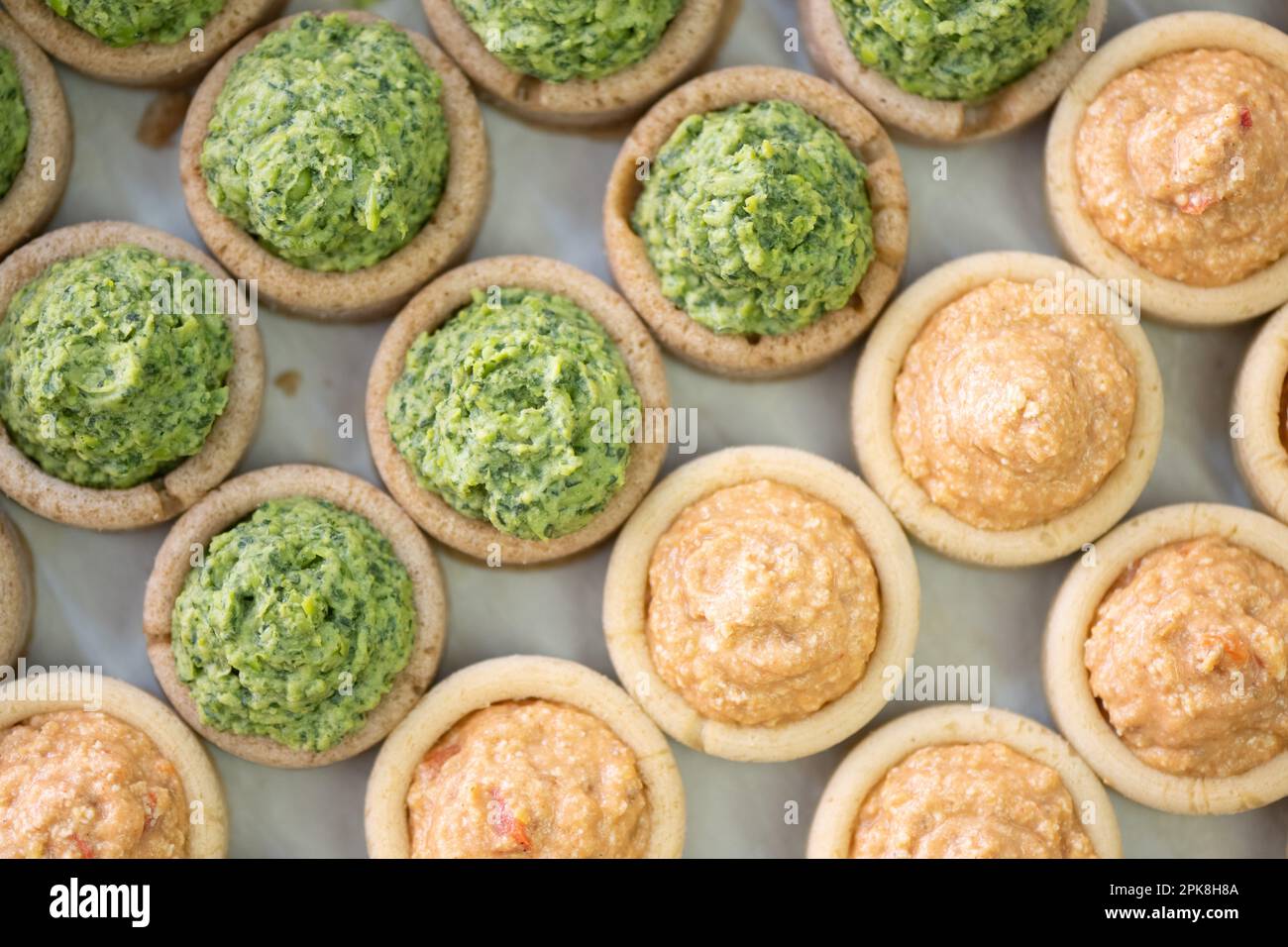 Dresden, Germany. 06th Apr, 2023. Round dough molds made from field ...