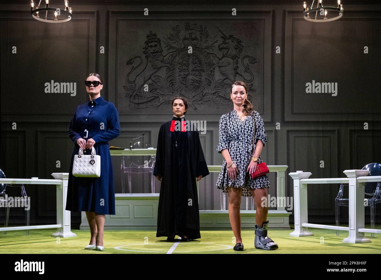 London, UK. 6 April 2023. (L to R) Lucy May Barker as Rebekah Vardy ...