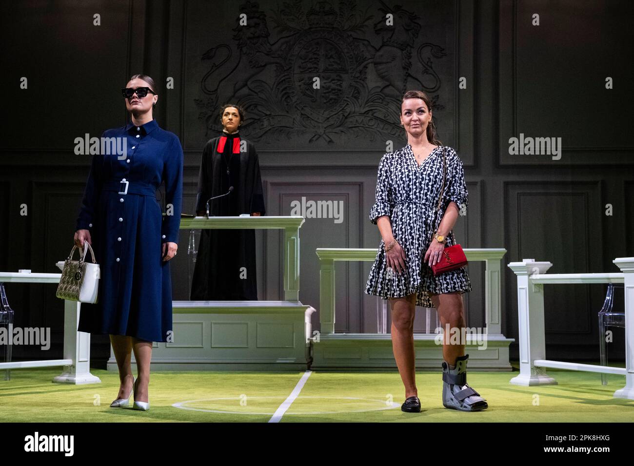 London, UK. 6 April 2023. (L to R) Lucy May Barker as Rebekah Vardy ...
