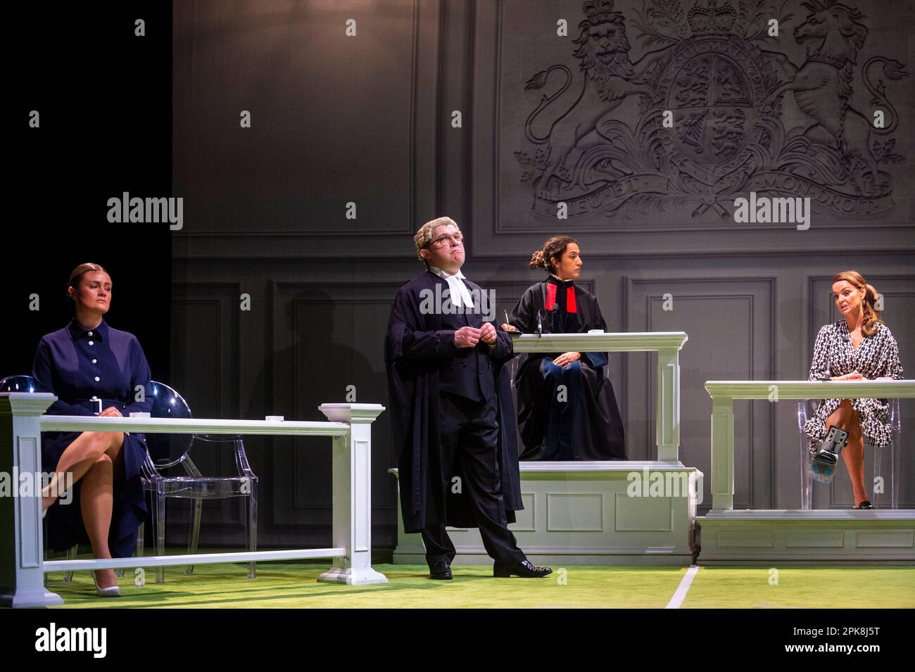 London, UK. 6 April 2023. (L to R) Lucy May Barker as Rebekah Vardy ...