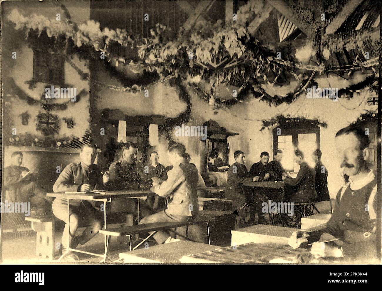 Christmas, 1917, in Dagshai a cantonment town in the Solan district of ...