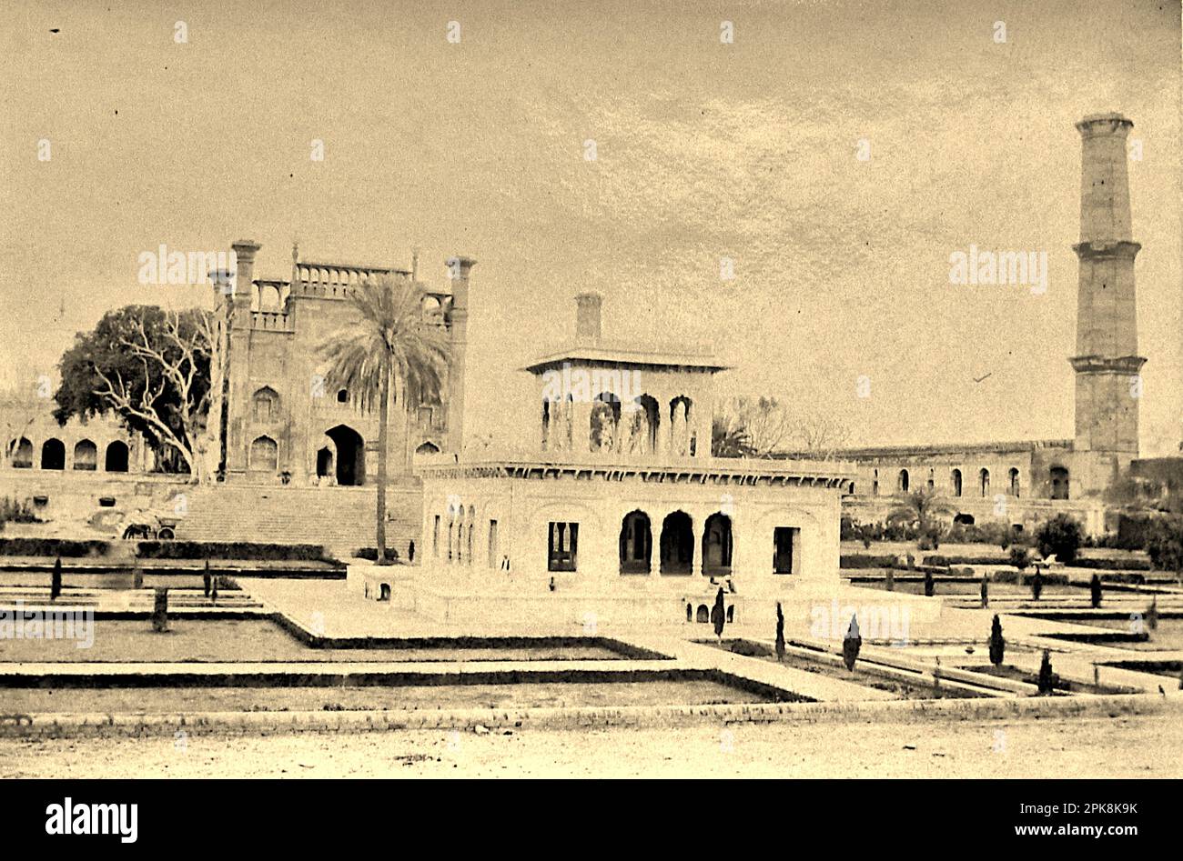 Entrance to the mosque at Lahore. Unidentified. From the original ...