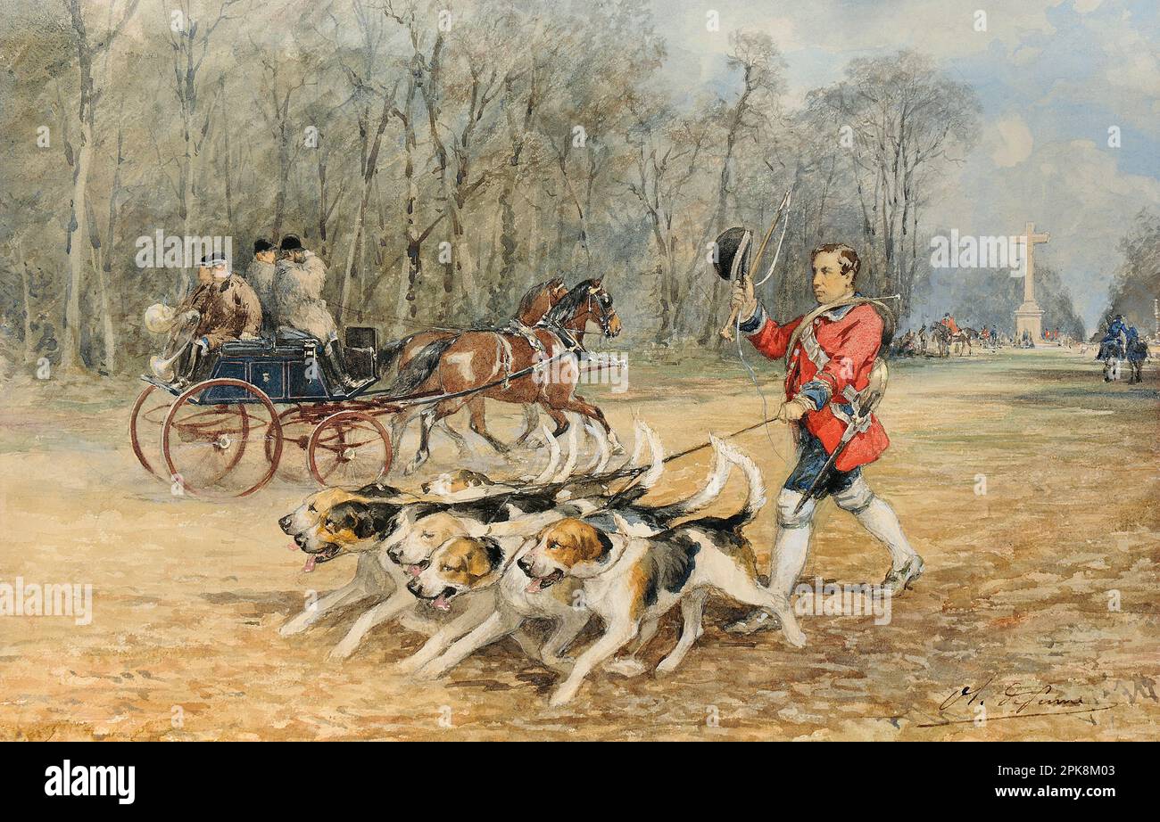 Chasse à courre france hi-res stock photography and images - Alamy