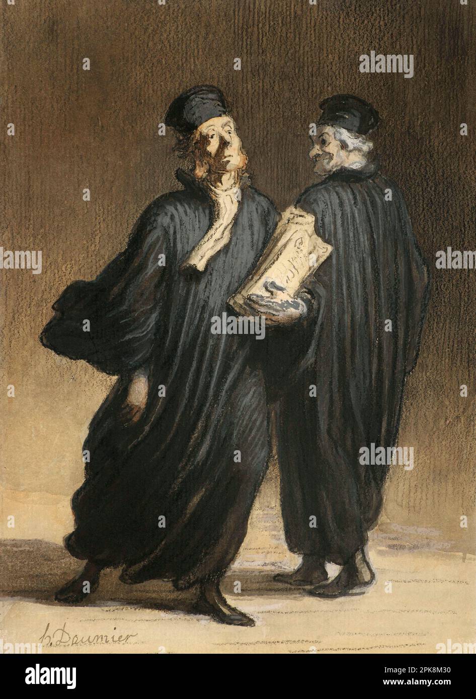 Caricature by honore daumier hi-res stock photography and images - Alamy