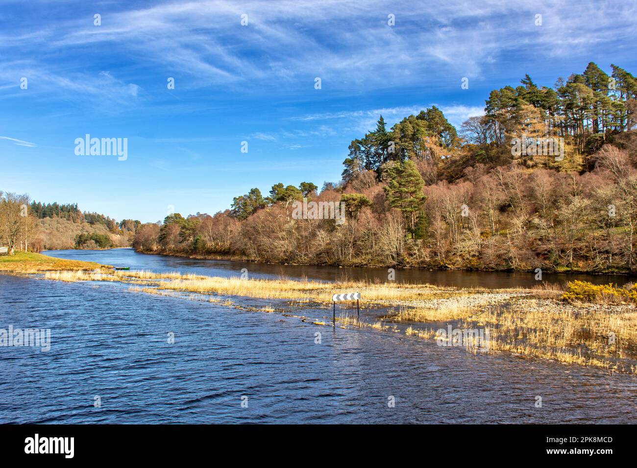 Caledonian Canal at Dochgarroch Scotland running alongside the River ...