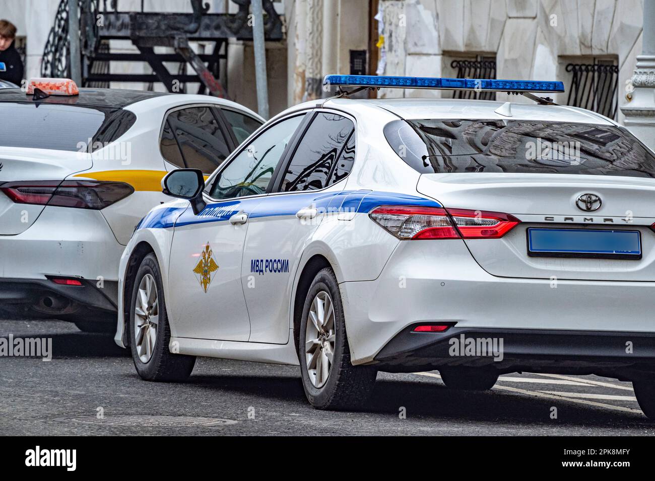 Russia, Moscow. Police cars Stock Photo - Alamy