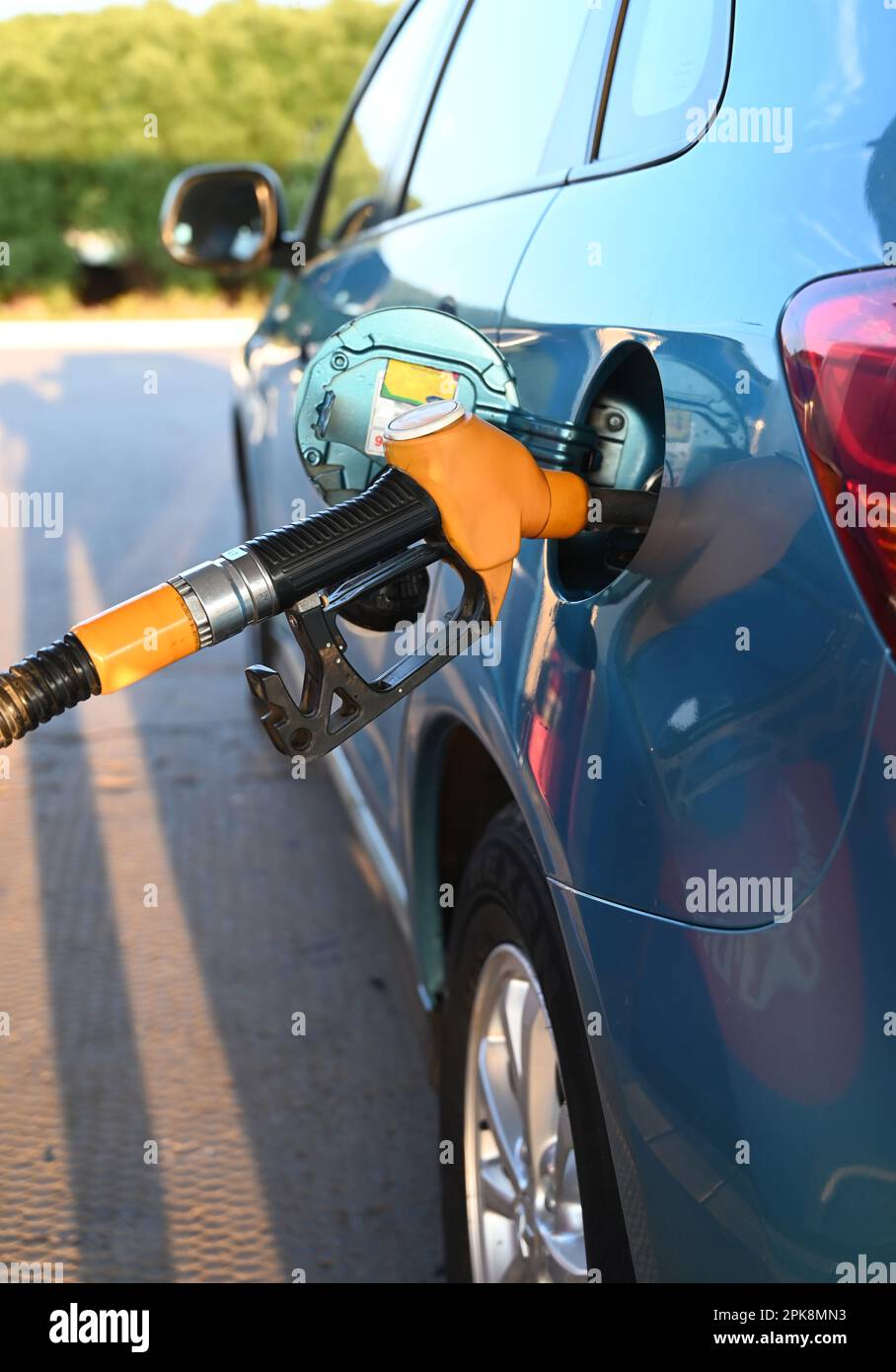Car filling up with biodiesel hi-res stock photography and images - Alamy