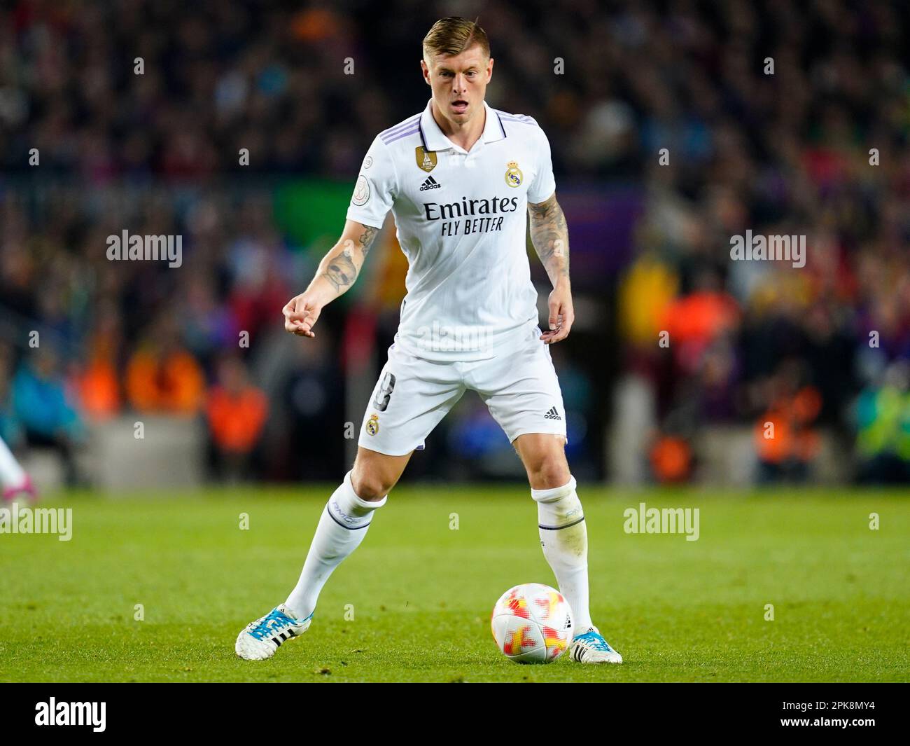 Toni Kroos of Real Madrid during Copa del Rey match, Semi-Finals ...