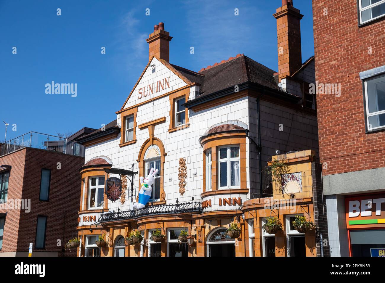 Sun inn in Chesterfield, Derbyshire Stock Photo - Alamy