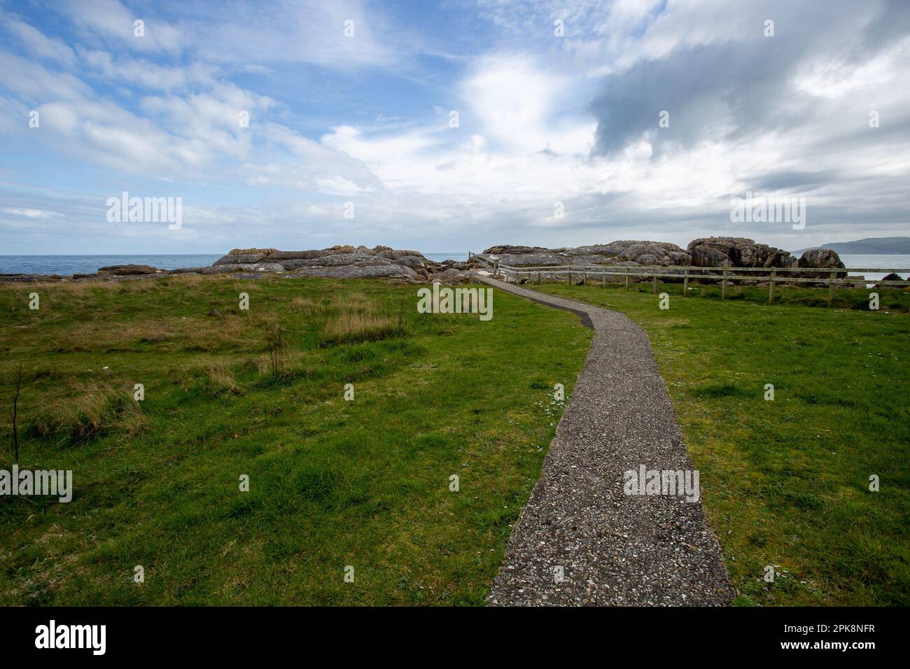Scenic view at Garron Point, Ballymena, Northern Irealand Stock Photo ...