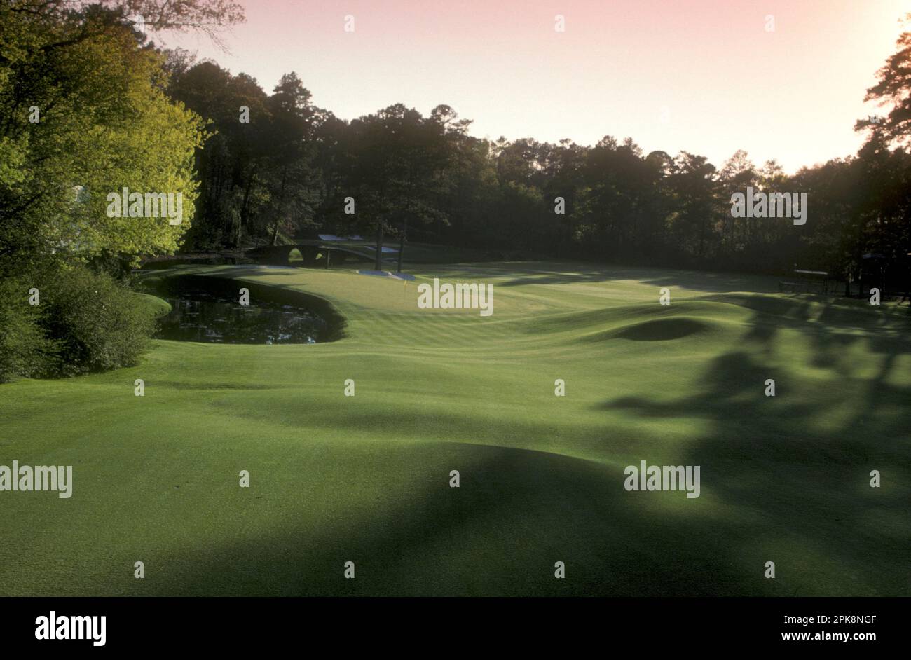 Augusta Golf Course Hole Number 11. The Augusta National Golf Club ...