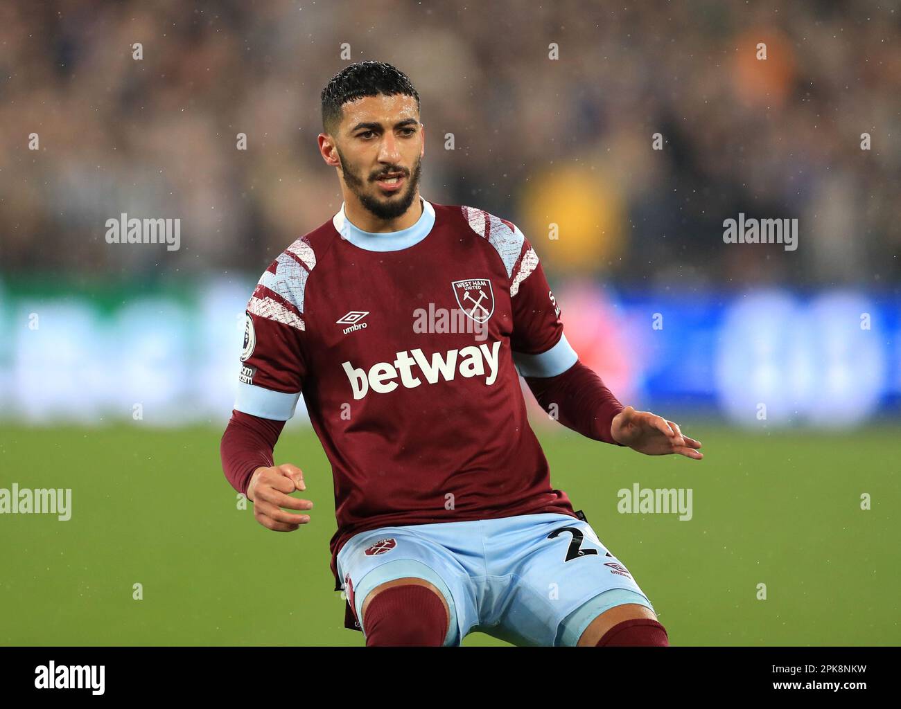 West Ham United's Said Benrahma during the Premier League match at the ...
