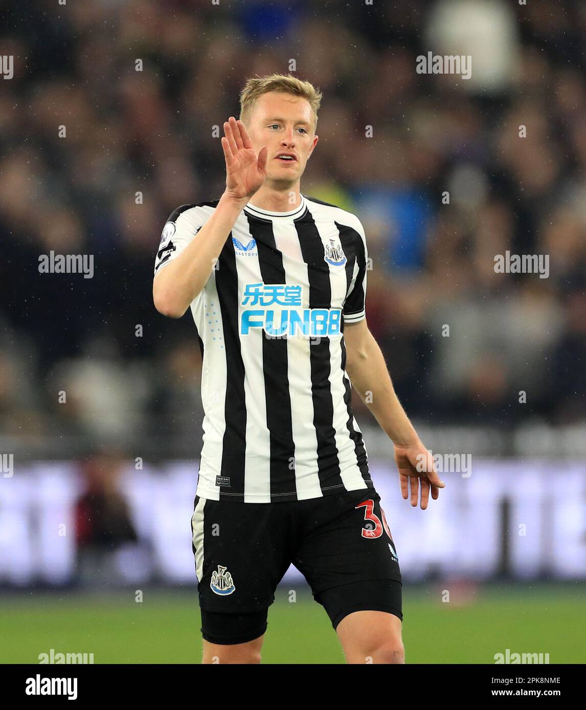 Newcastle United's Sean Longstaff during the Premier League match at ...
