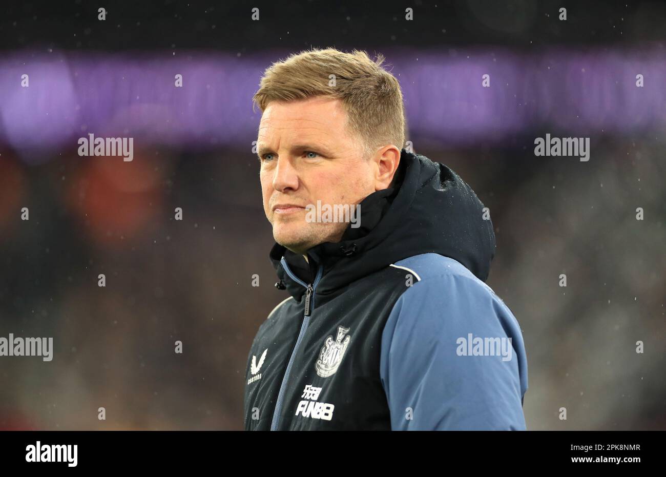 Newcastle United manager Eddie Howe during the Premier League match at ...