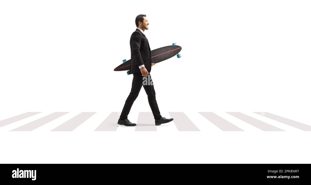 Businessman Walking Profile