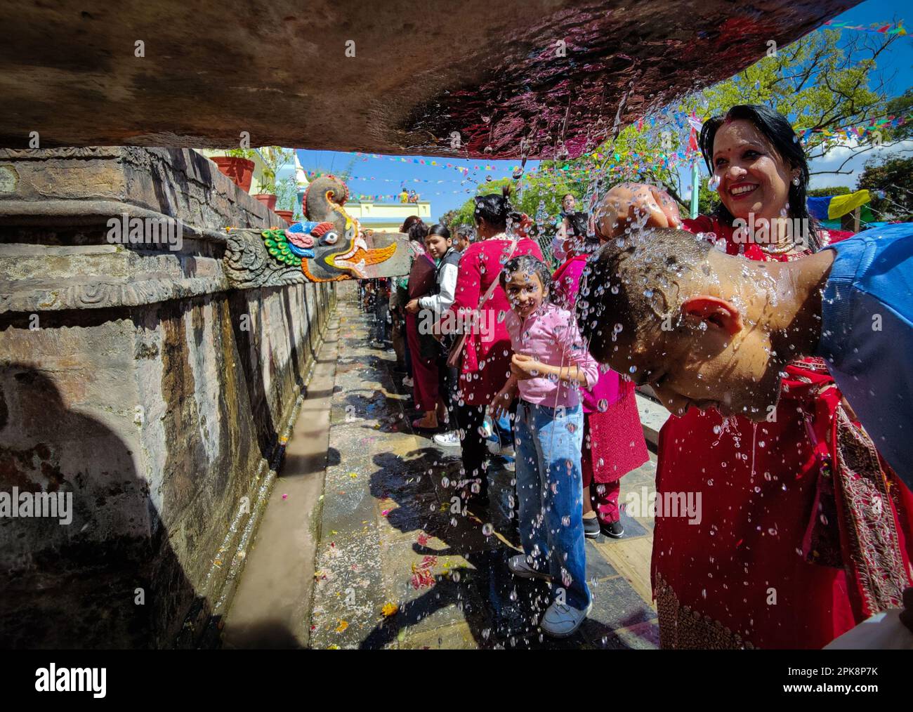 Festival balaju baise dhara hi-res stock photography and images - Alamy