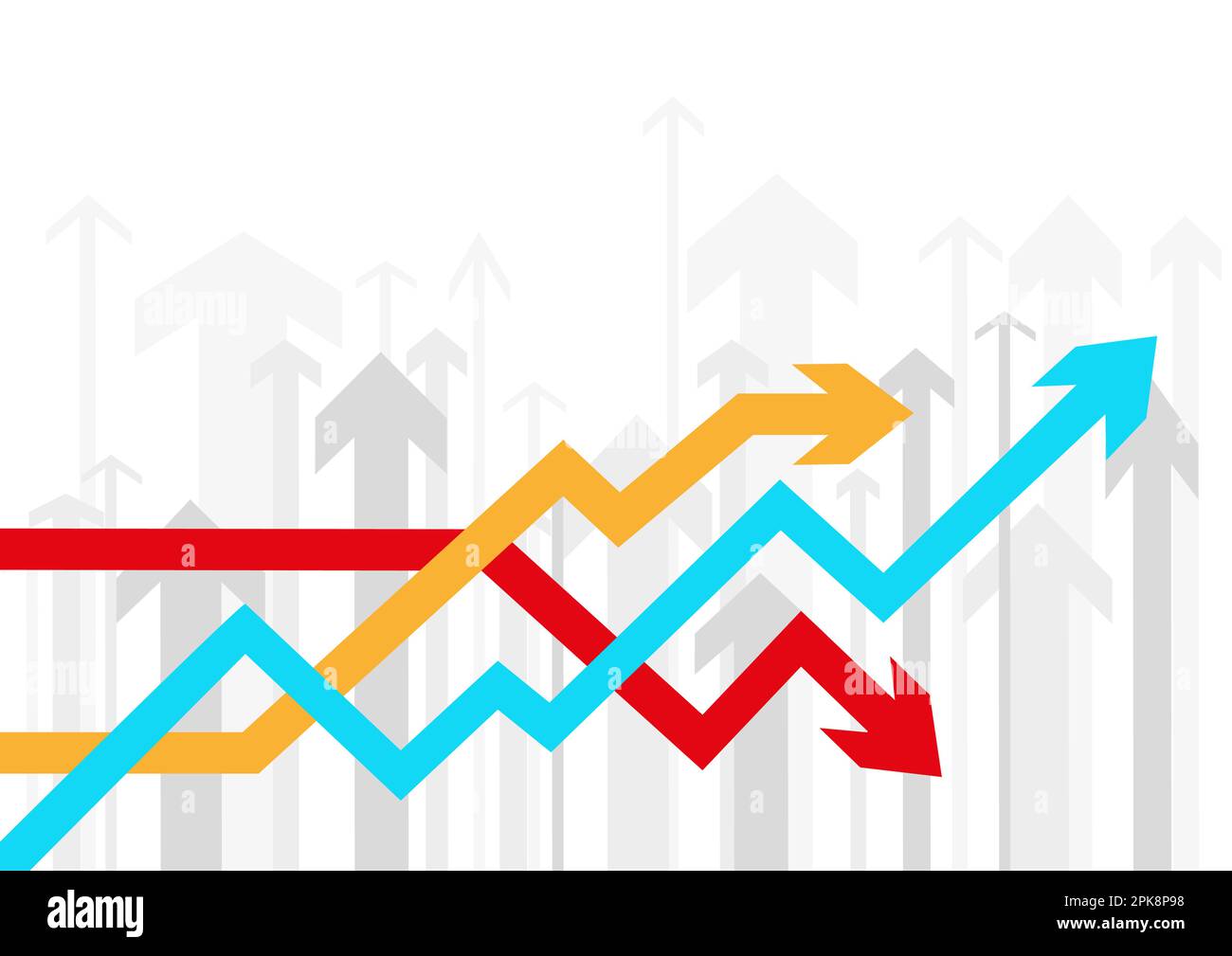 infographics analytics success arrows template Stock Vector Image & Art ...