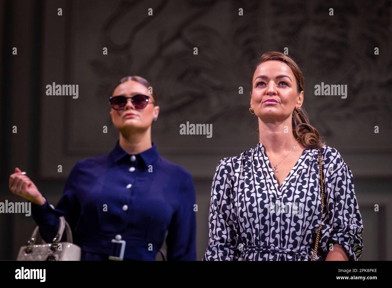 London, UK. 6 April 2023. (L) Lucy May Barker as Rebekah Vardy and ...