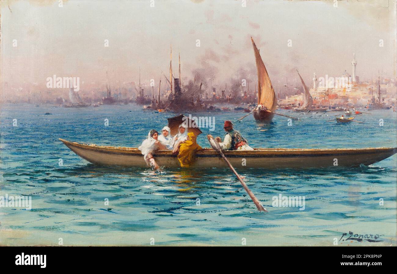 Amusement on the Caique (Late 19th Century - Early 20th Century) by ...