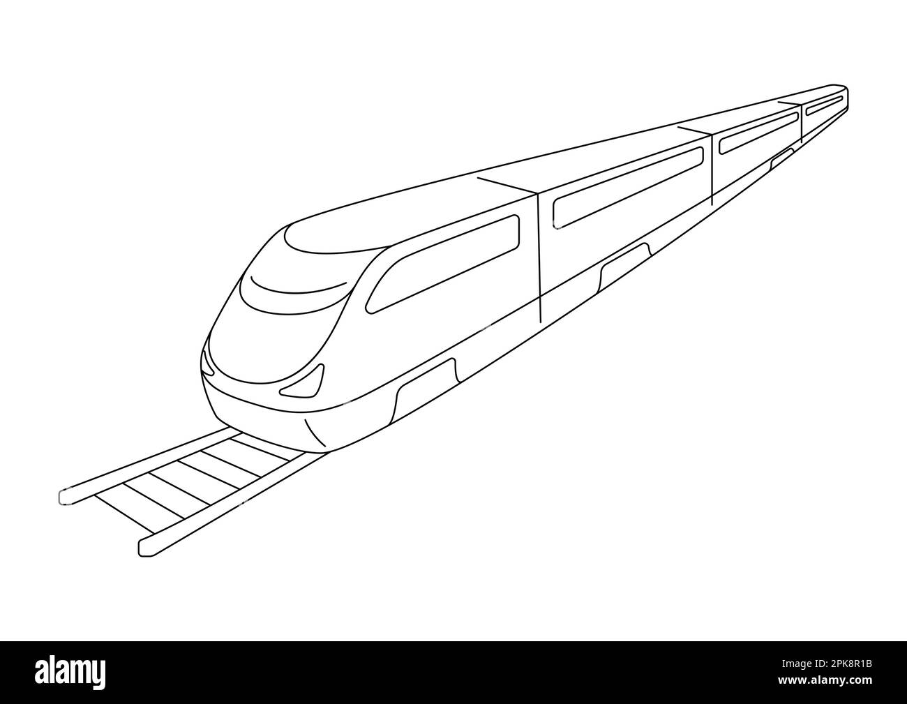 Illustration of train. Icon of transportation. Business or industrial ...