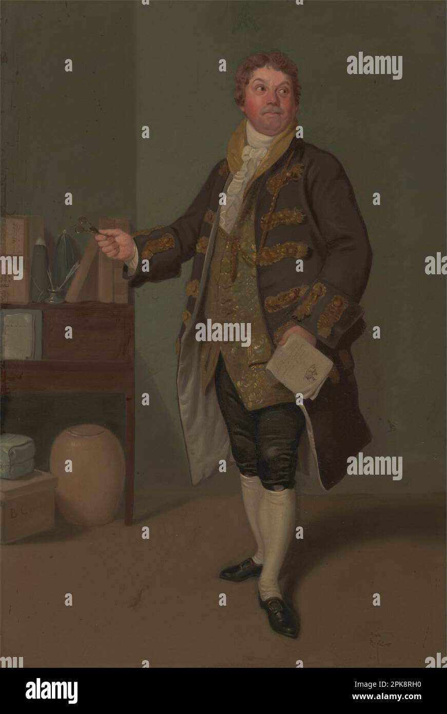 John Quick as Tony Allspice circa 1796 by Samuel De Wilde Stock Photo ...