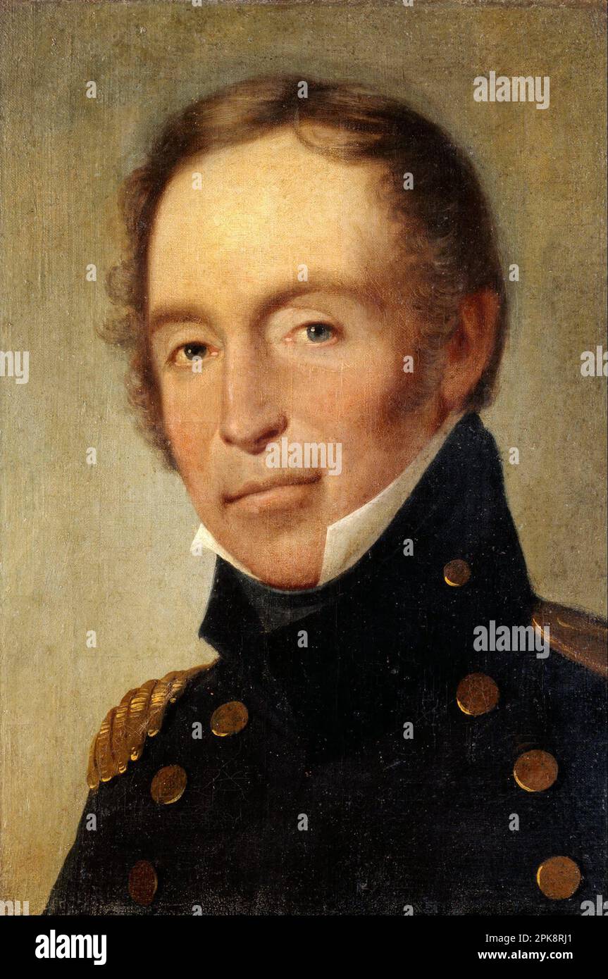 Captain John Piper 1826 by Augustus Earle Stock Photo - Alamy