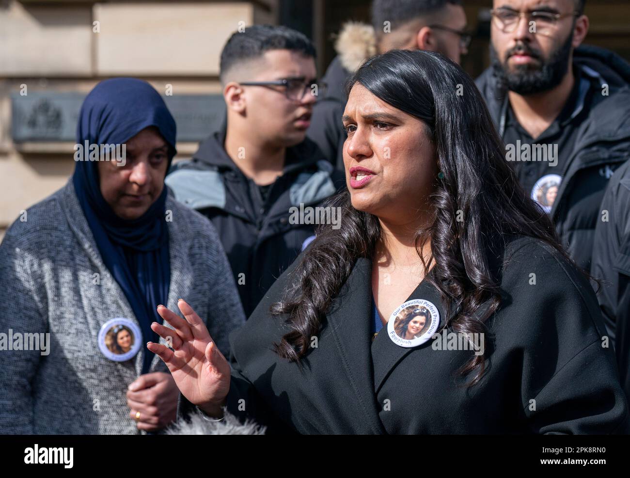 Natasha Rattu, Executive Director of the Karma Nirvana charity reads ...