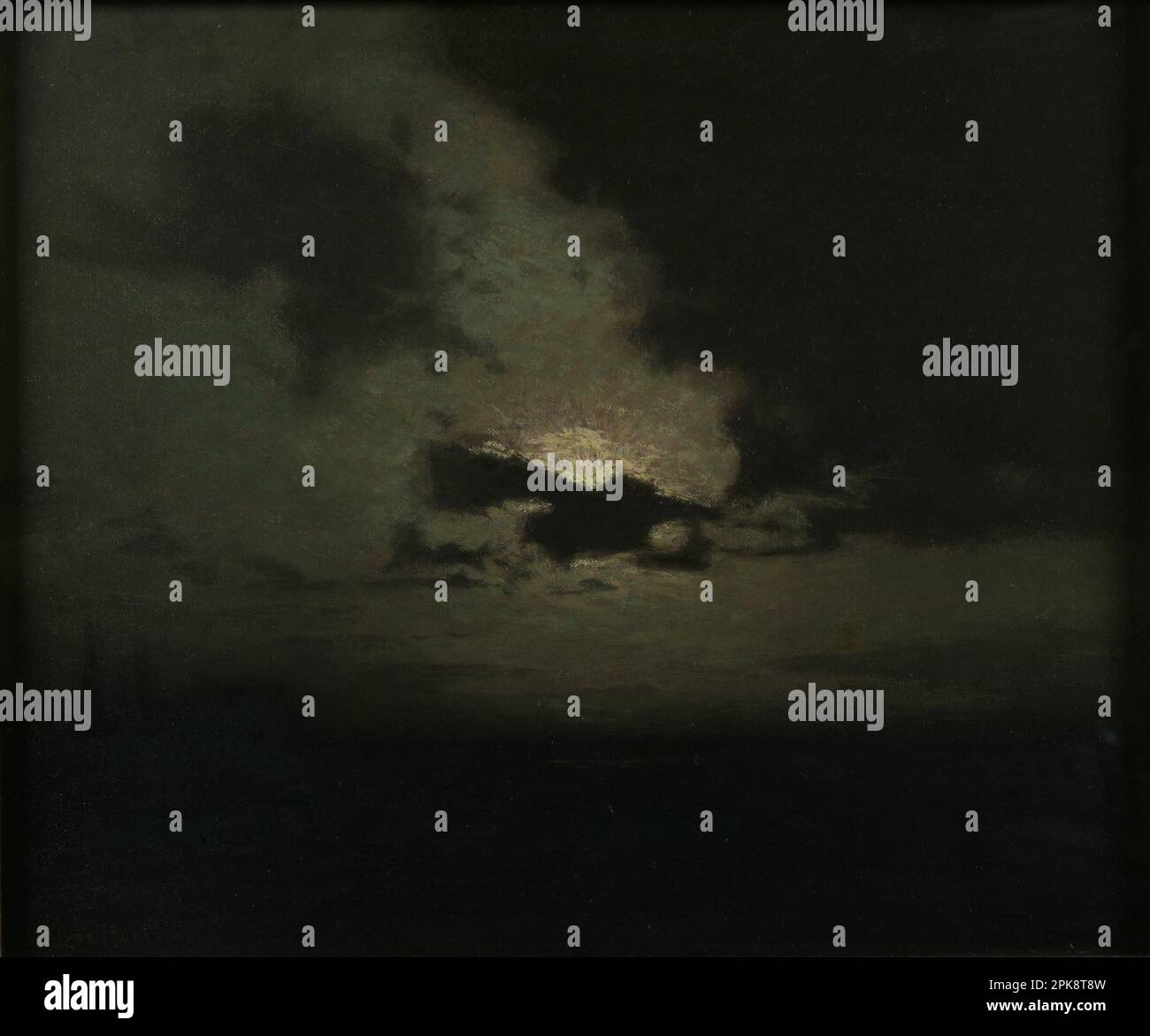 The Hidden Moon circa 1907 by L. Birge Harrison Stock Photo - Alamy