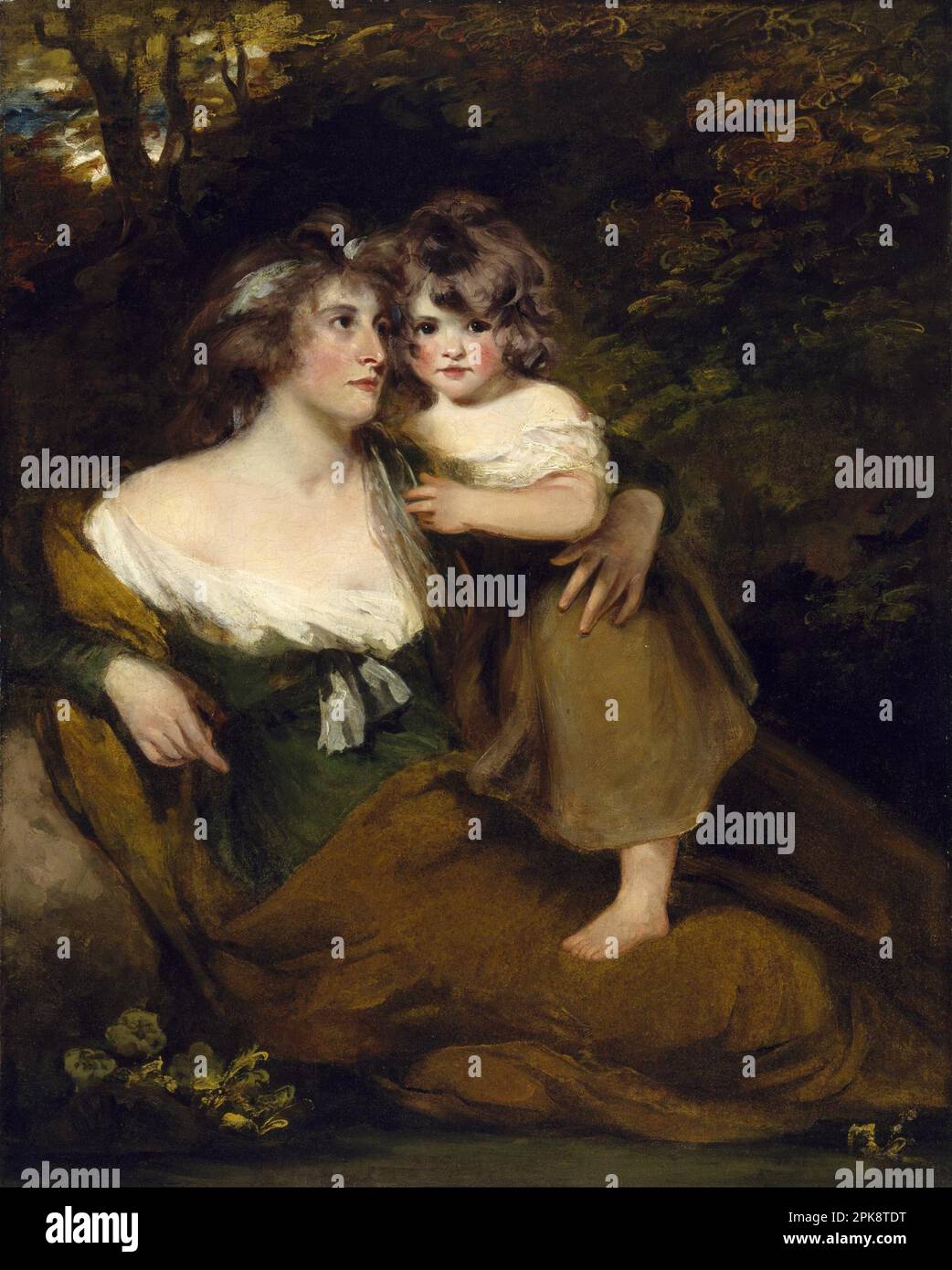 The Countess of Darnley and her Daughter, Lady Elizabeth Bligh 1790/ ...